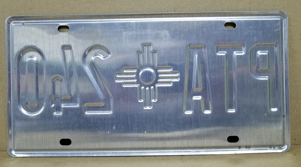 #64 VERY NICE NM NEW MEXICO PTA 240 LICENSE PLATE Parent Teachers ...