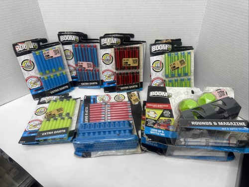 Boomco Clip & Darts 20, 10 Multicolor Packs 160 Darts And 2 Rounds And ...