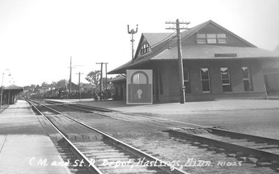 Railroad Train Station Depot Hastings Minnesota MN - Reprint | eBay