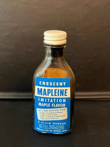 Vintage Crescent Mapleine Imitation Maple Flavor w/ Original Box ...