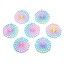 50pcs Colorful Vacuum Plating 201 Stainless Steel Filigree Pendants 23 ...