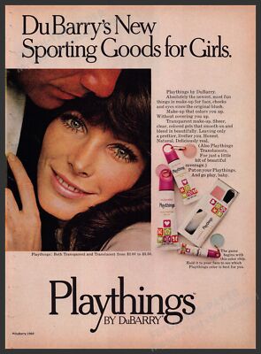DuBarry Playthings Makeup 1960s Print Advertisement 1969 Cosmetics | eBay