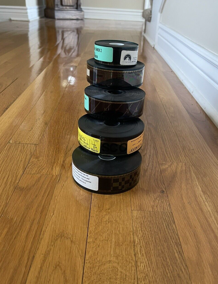 ~ Movie Trailer Film Reels 35MM Scope & Flat Lot of 11 Sponge Bob ...