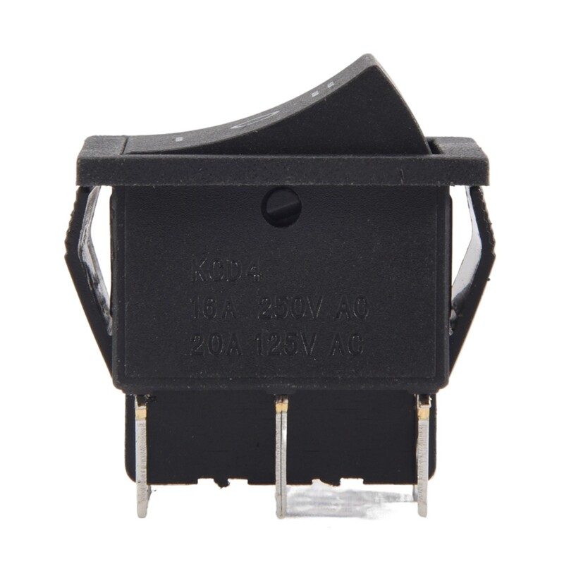 6-Terminals 3 Position ON/OFF/ON DPDT Boat Rocker Switch 16A 250VAC ...