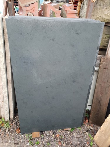 Natural Black / Blue Slate Log Burner / Fireplace Hearth 1500mm x 900mm ...