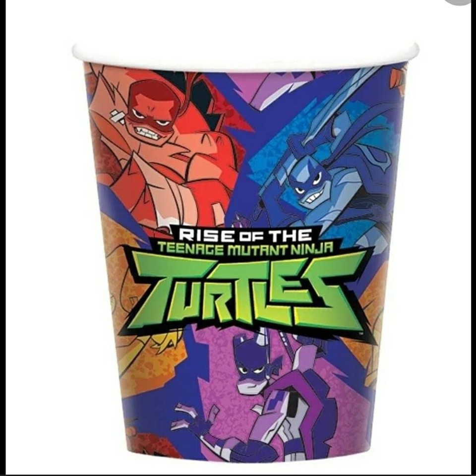 Teenage Mutant Ninja Turtles (8) Cups 9oz. Hot/Cold New Nickelodeon ...