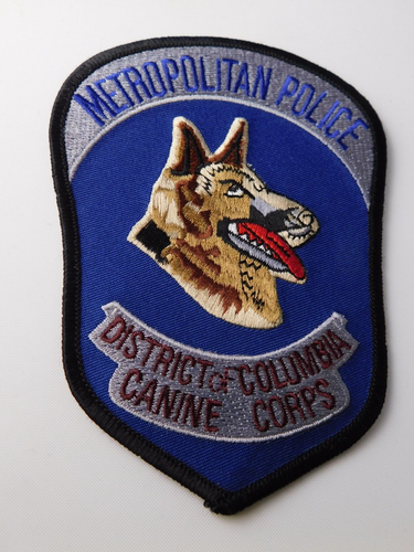 METROPOLITAN POLICE DISTRICT OF COLUMBIA CANINE CORPS PATCH DOG HANDLER ...