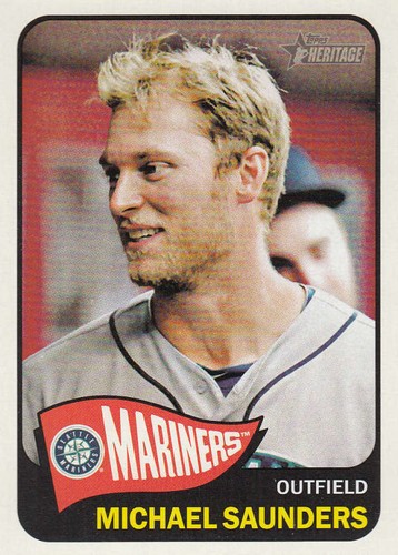 2014 Topps Heritage #142 Michael Saunders Mariners NM-MT | eBay