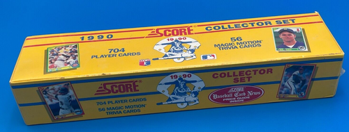 1990 SCORE Baseball Complete Set - Factory Sealed Box 704 Cards - New ...