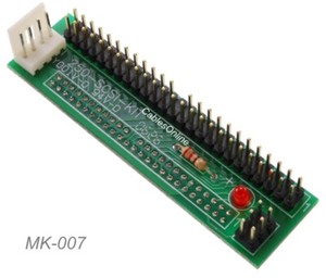 50-Pin IDC 2.54mm Male to 50-Pin IDC 2.00mm Female SCSI Laptop HD ...