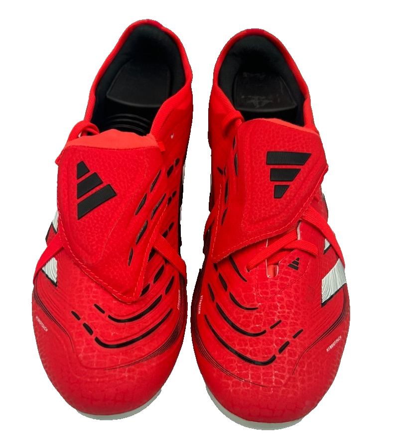 Adidas Men's Predator Elite FG Lace Up Soccer Cleats Red/White/Blk Size ...