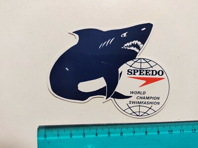 Adhesive Speedo World Champion Sticker Autocollant Aufkleber Vintage ...
