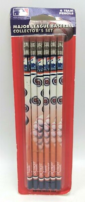 Vintage 6 New NOS Detroit Tigers MLB 1993 Empire Berol Pencils | eBay