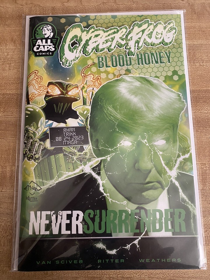 Black Riding Hood & Cyberfrog Blood Honey Trump Never Surrender Cover ...