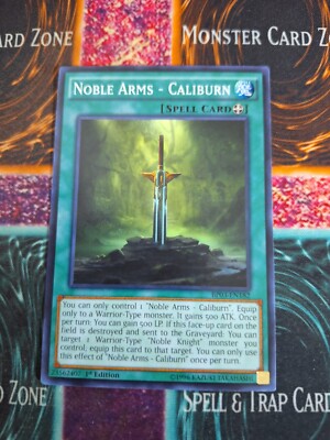 Yu-Gi-Oh! Noble Arms - Caliburn BP03-EN182 Common 1st Edition Near Mint ...
