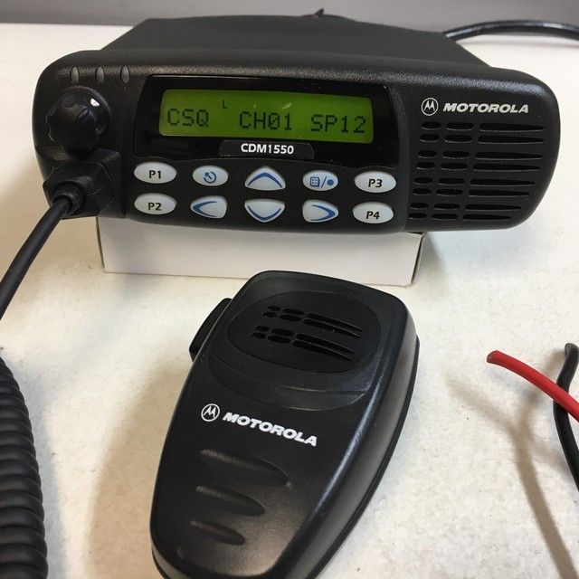 Motorola Cdm1550 VHF Mobile Two Way Radio AAM25KKF9AA5AN No Accessories ...