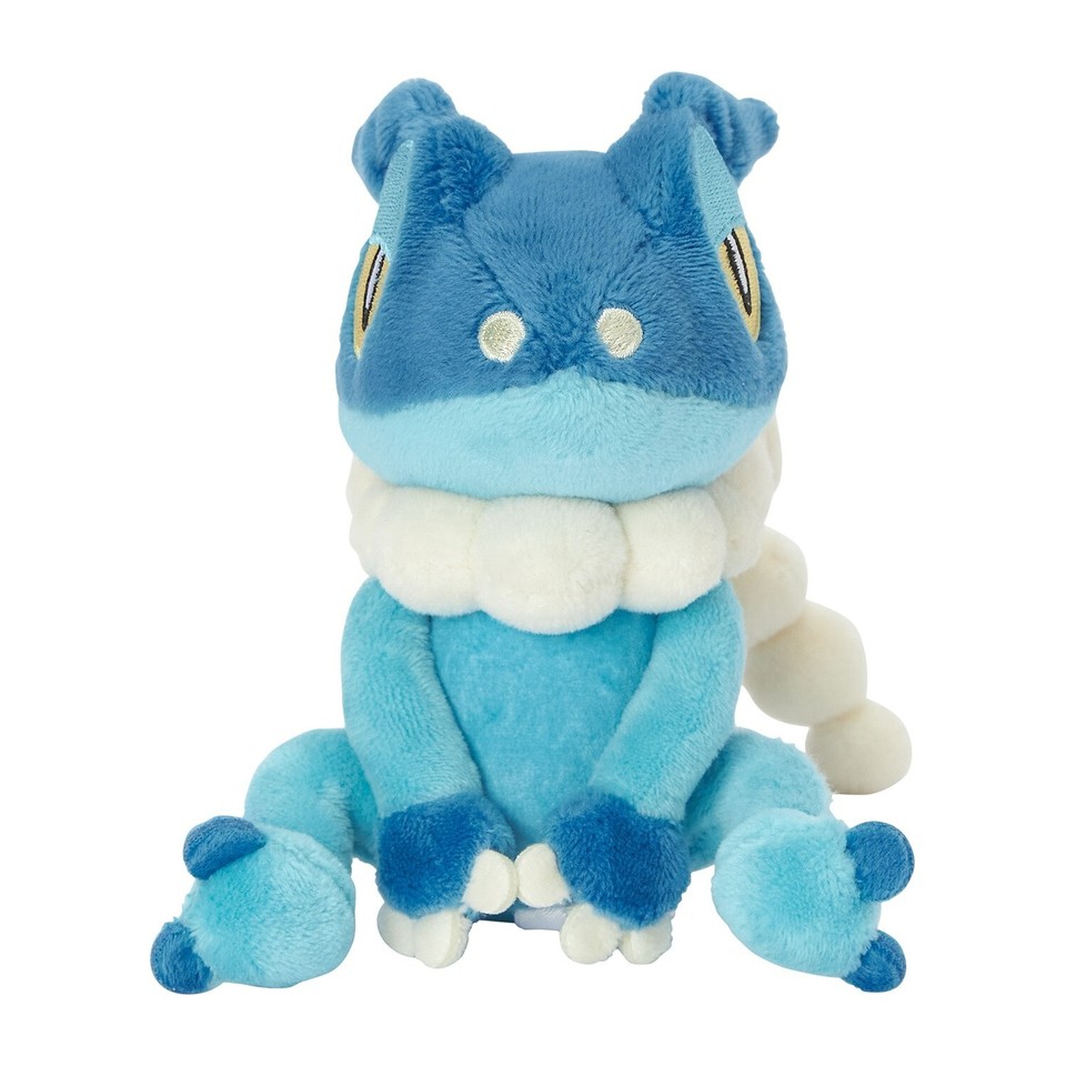 Pokemon Center Fit Plush Doll - 657 Frogadier 5in Water Frog Blue Kalos ...