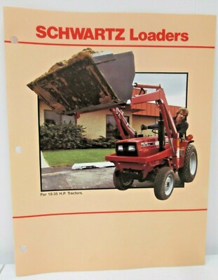 Schwartz Loaders 10-35 HP Tractors Sales Brochure Specifications ...
