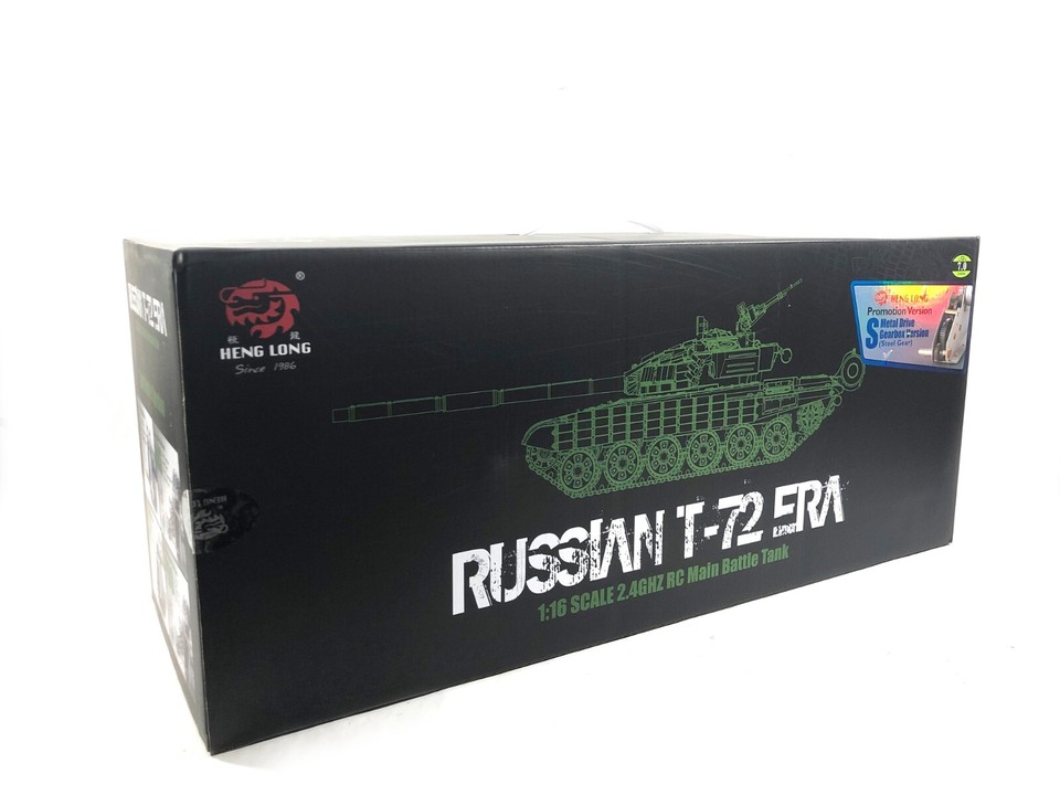 1/16 Henglong 7.0 3939 Russian T72 RTR RC Tank 360 Turret Rotate Steal Gearbox | eBay