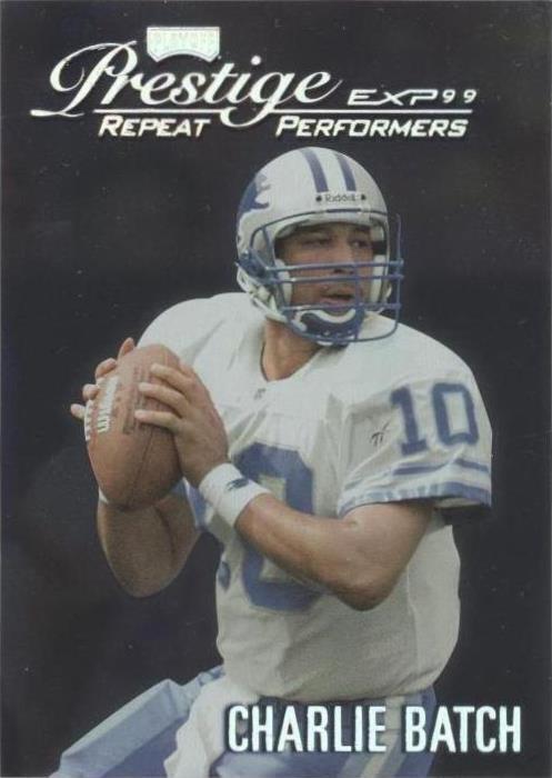 1999 Playoff Prestige EXP - Repeat Performers Charlie Batch #EX47 ...
