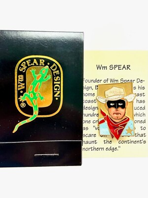 1993 WM SPEAR DESIGN 'MASKED STRANGER' ( aka The Lone Ranger) ENAMELED ...