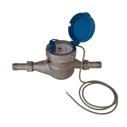 1/2 Inch NPT Stainless Steel Multi-Jet Totalizing Water Meter | eBay