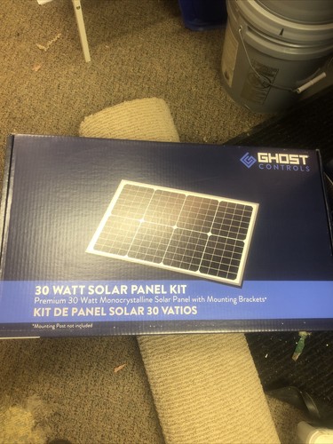 Ghost Controls Model DEP2 Dual Gate Opener Kit Solar Panel 855615006226 ...