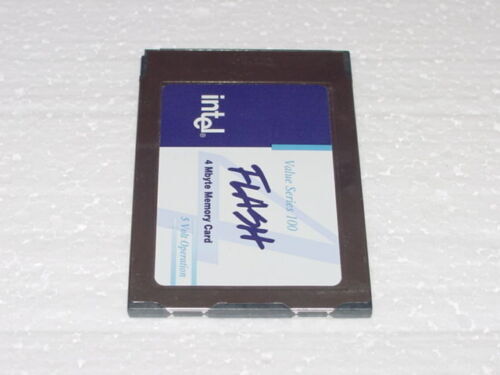 Intel 4MB Series 100 FLASH PCMCIA CARD iMC004FLSC-10 5VOLT | eBay
