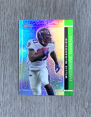 2007 NFL Topps Finest 'Refractor' | Willis McGahee | #50 | 020/199 ...