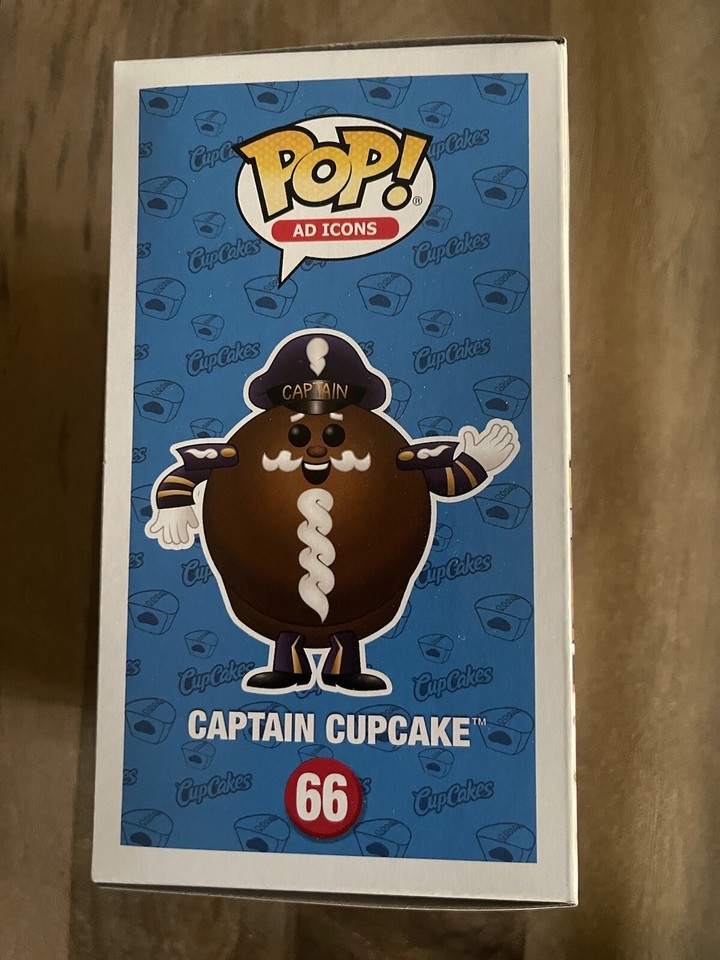 Funko POP Hostess Cupcakes Captain Cupcake #66 Vinyl Figure Funko Shop ...