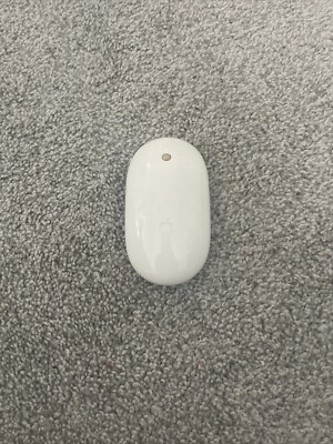 Apple Mighty Mouse A1197 Wireless Bluetooth Mouse White Tested & Works ...