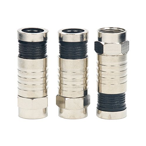 Coaxial Compression Tool Kit Crimper Wire Stripper TV Coax Cable CCTV ...