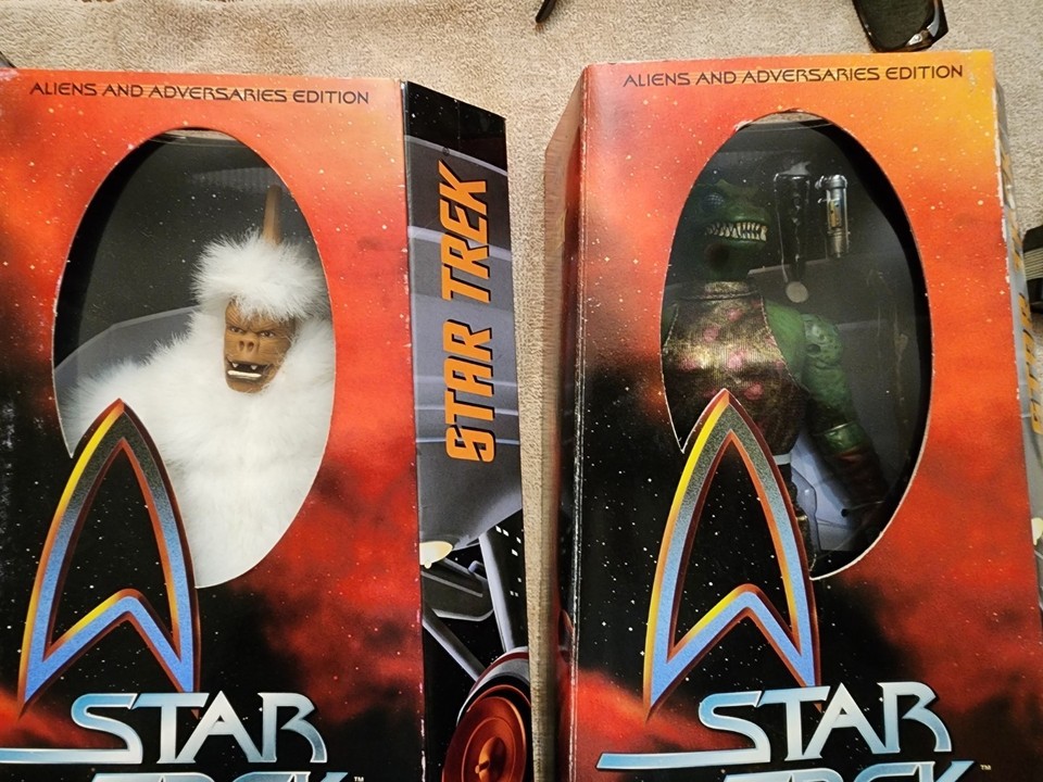 STAR TREK 12" The MUGATO & GORN ACTION FIGURE CLASSIC STAR TREK ...