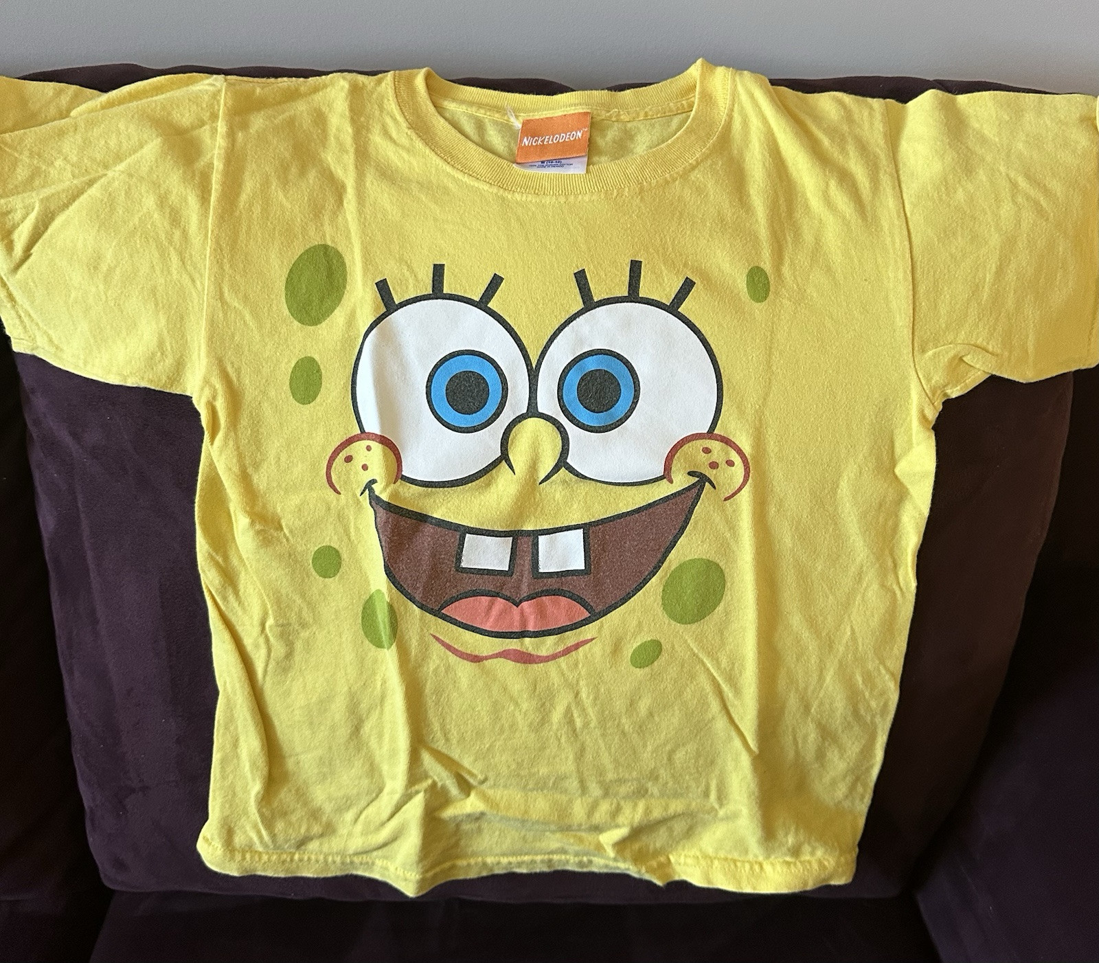 Vintage 2000s Nickelodeon SpongeBob Yellow Face Kids… - Gem
