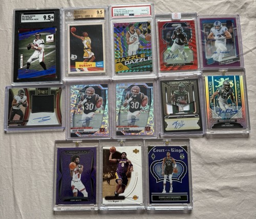 NBA & NFL Mixed LOT - 13 Cards - Rookie Autos - Graded Cards - CaseHit ...