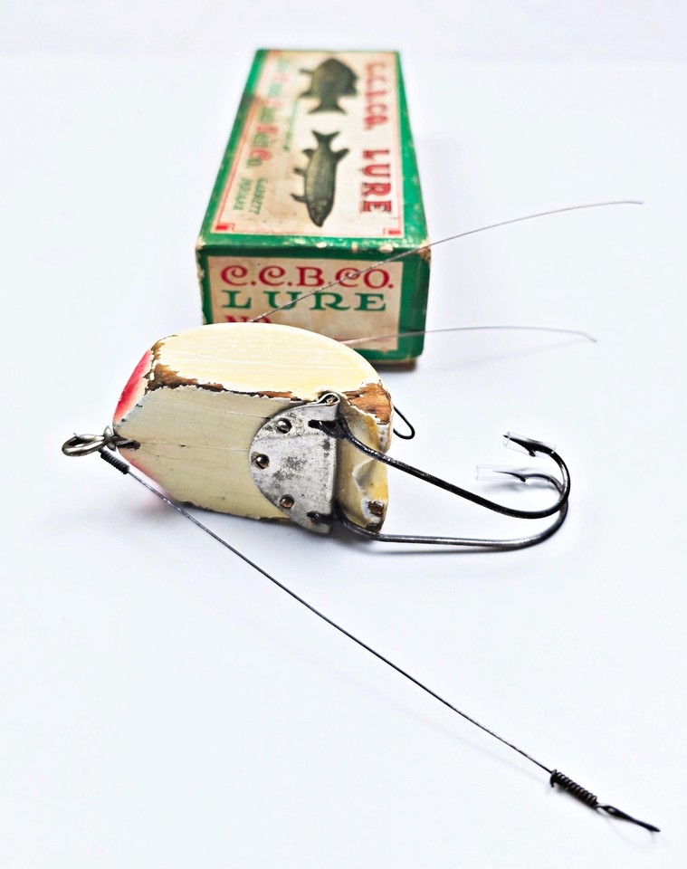 Rare Creek Chub 2802 Weed Bug Lure White Red Eyes In Box Early Type I ...