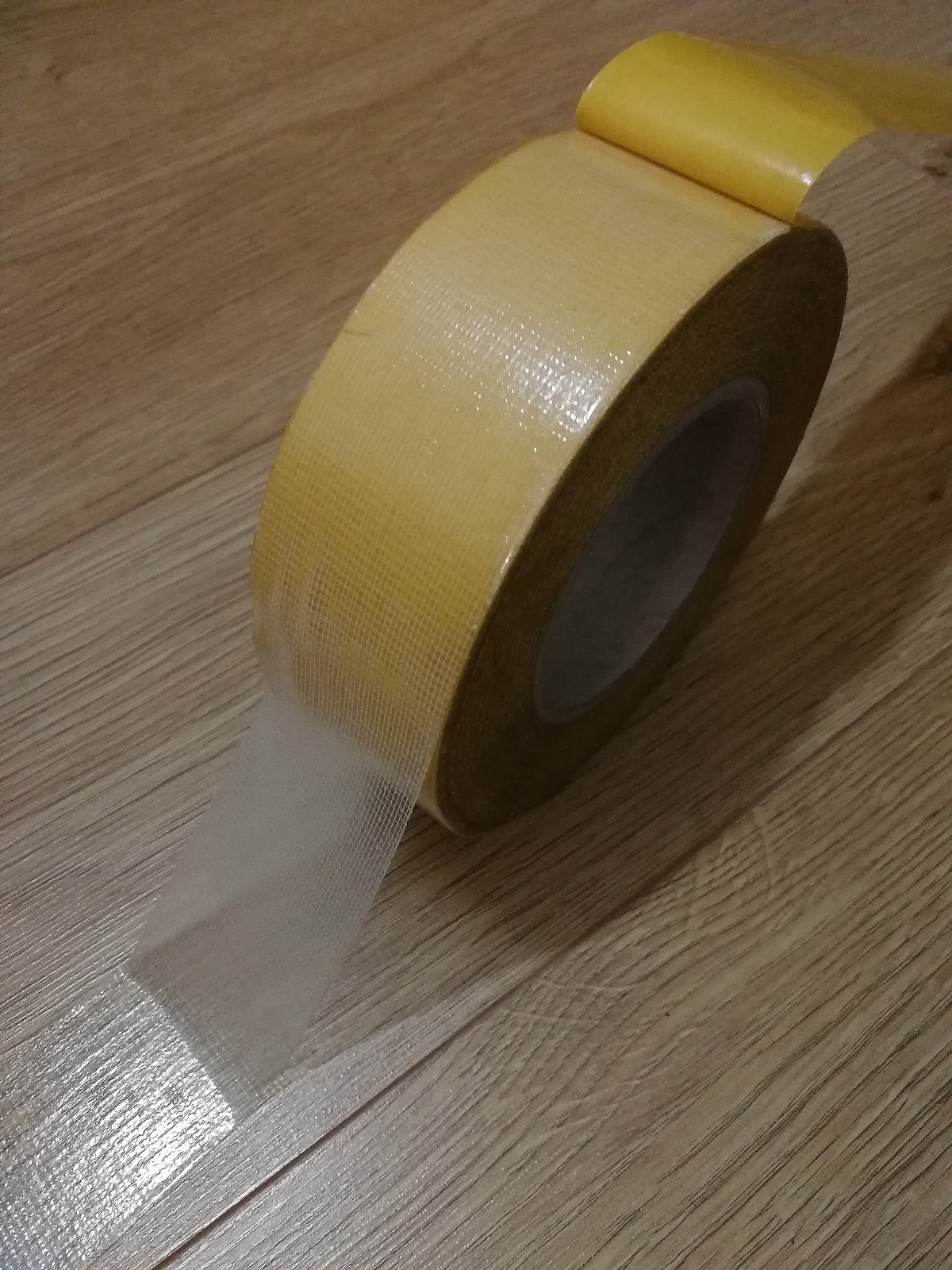 Double Sided Tape 50mm x 50m Strong Banners Clear Hem Reinforced Sign ...