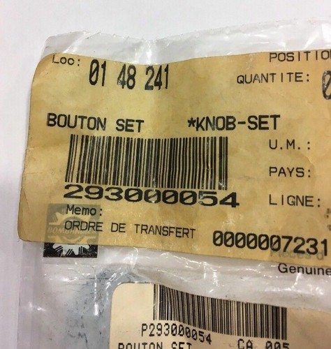 New OEM Sea-Doo Set Knob GSX GTX GS NOS Part Number 293000054 | eBay