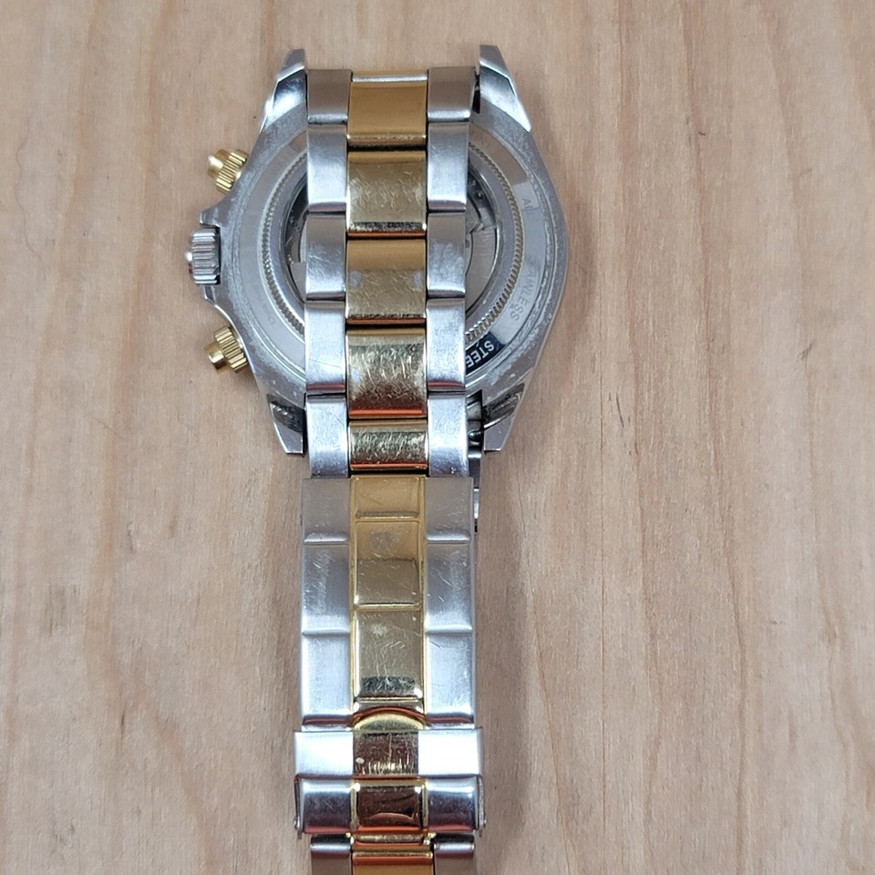 Stauer 27 Jewels 21222 Men's Watch Stainless Steel 3ATM Automatic ...