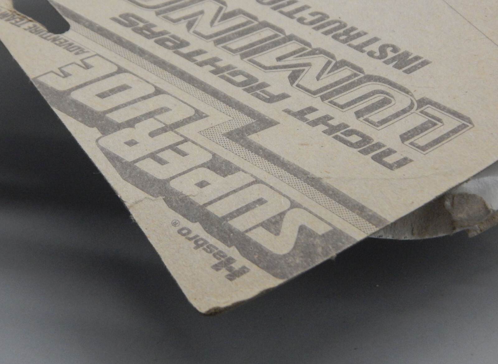 1977 vintage Hasbro GI JOE Super Joe LUMINOS action figure w/ BACKING ...