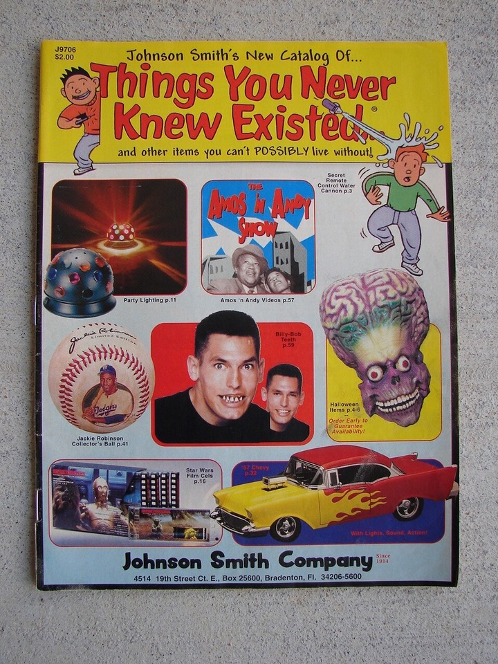 7 Lot Johnson Smith Co Things You Never Knew Existed Catalogs Novelty ...