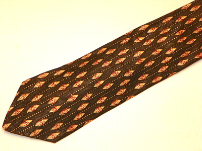 ROBERT TALBOTT [ GEOMETRIC/MULTI-COLOR ] men's tie 100% Silk Made in ...