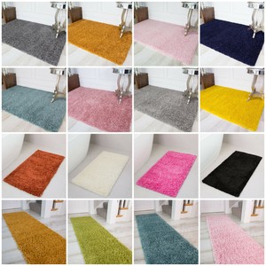 X Small 50x80cm Bedside Shaggy Rugs Easy Clean Warm Soft Thick ...