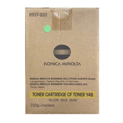 Original Konica Minolta Toner CF Y4B (8937-920) Yellow for CF 2002 | eBay