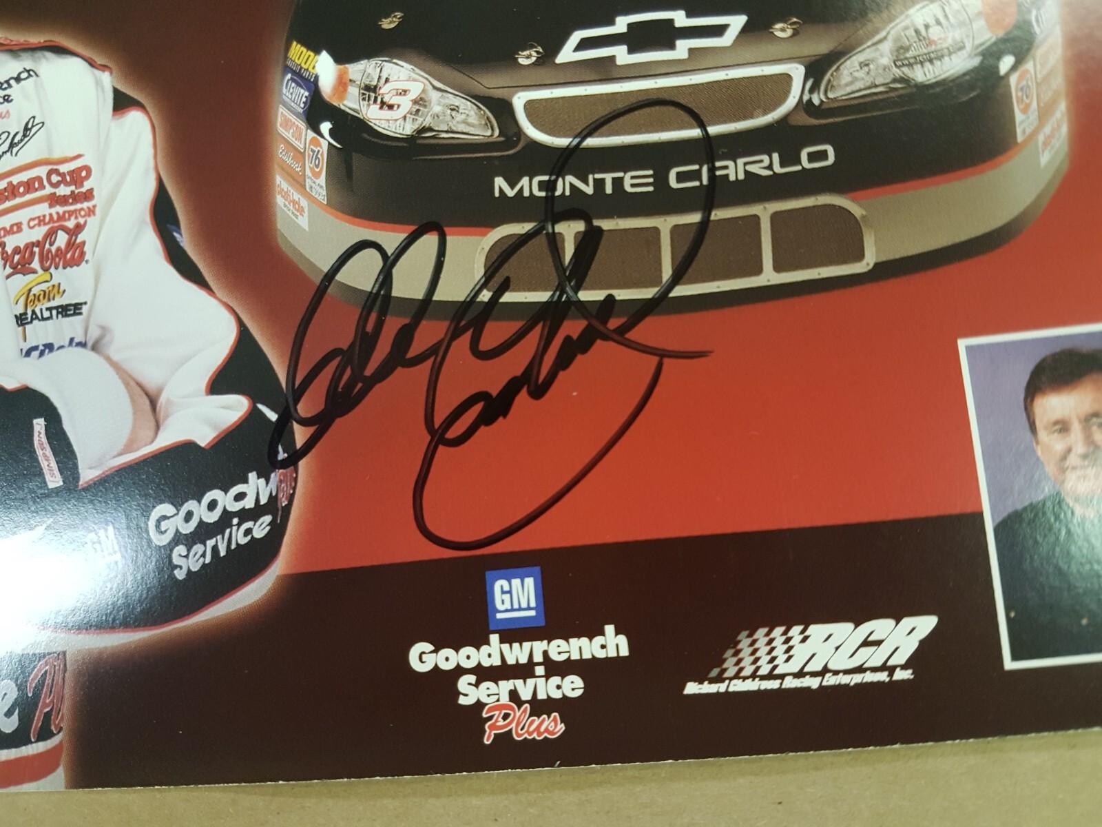 Dale Earnhardt Autograph Photo 8x10 Signed SPORTS Racing star | eBay