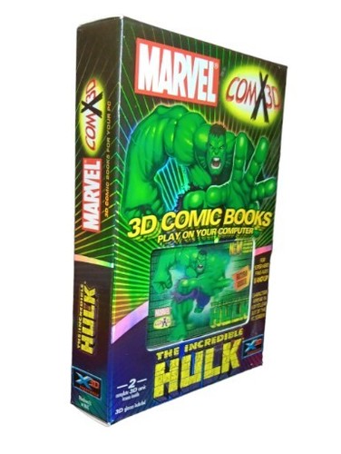 2003 Marvel ComX3D The Incredible Hulk 3D CD-ROM Comic Books & 3D ...