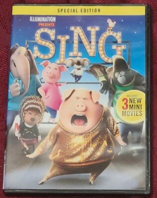 Sing DVD (2016) Special Edition USED Very Good Condition Matthew ...