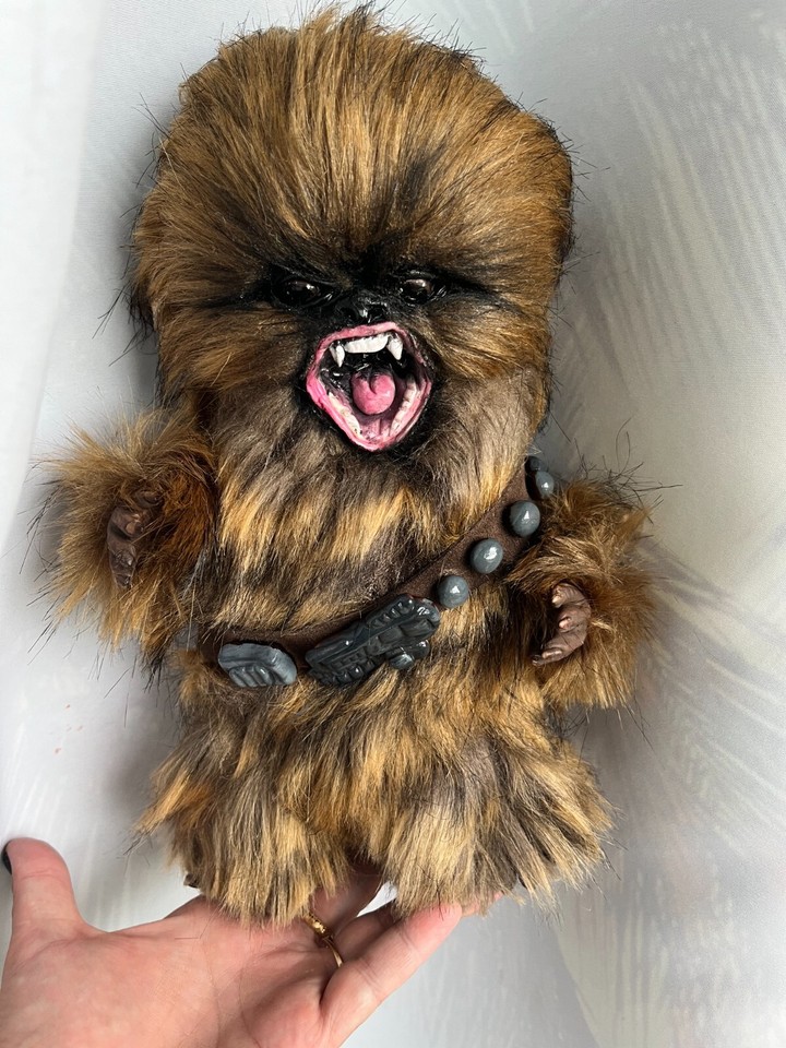 Chewbacca Baby Chewie toy doll art doll | eBay