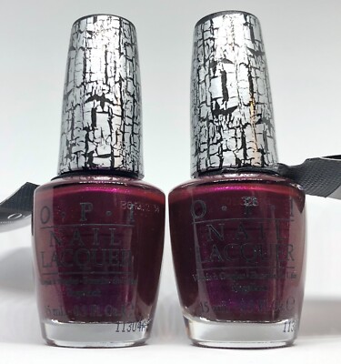 OPI Crackle Nail Polish SUPER BASS SHATTER NL N18 Crackle Lacquer 2 ...