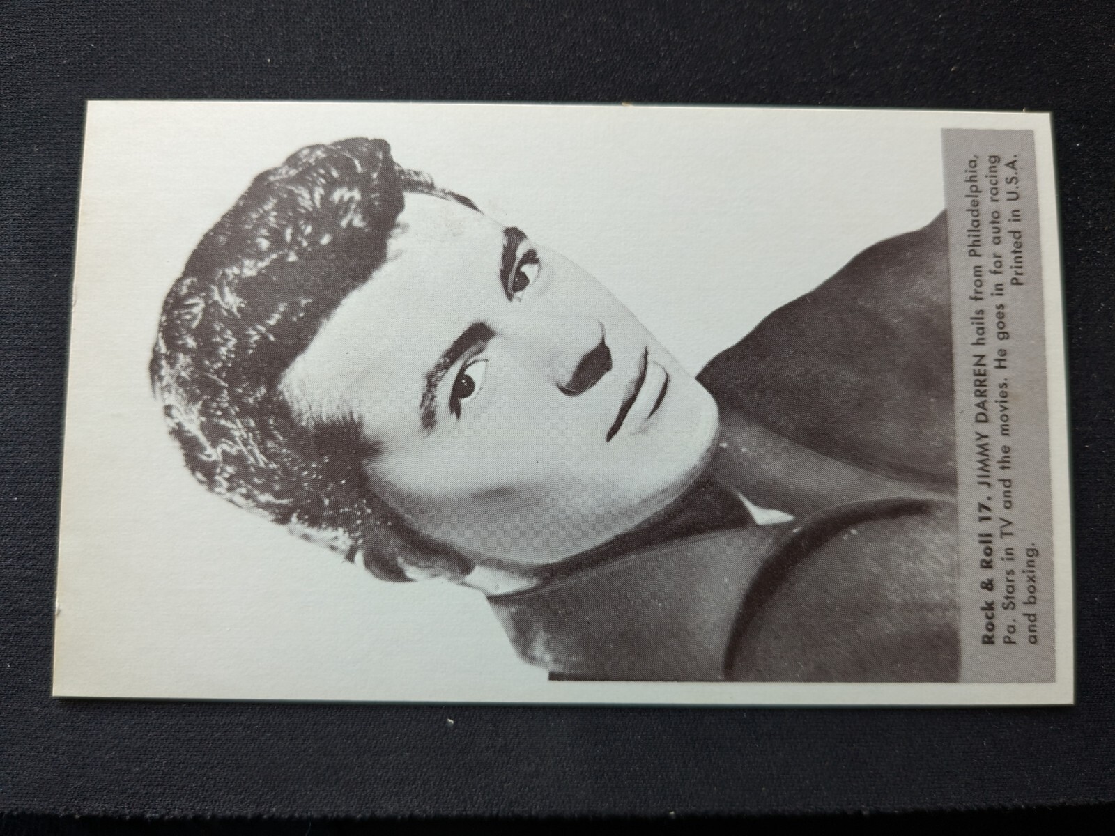 1959 Nu Rock & Roll Card # 17 Jimmy Darren (EX/NM) | eBay